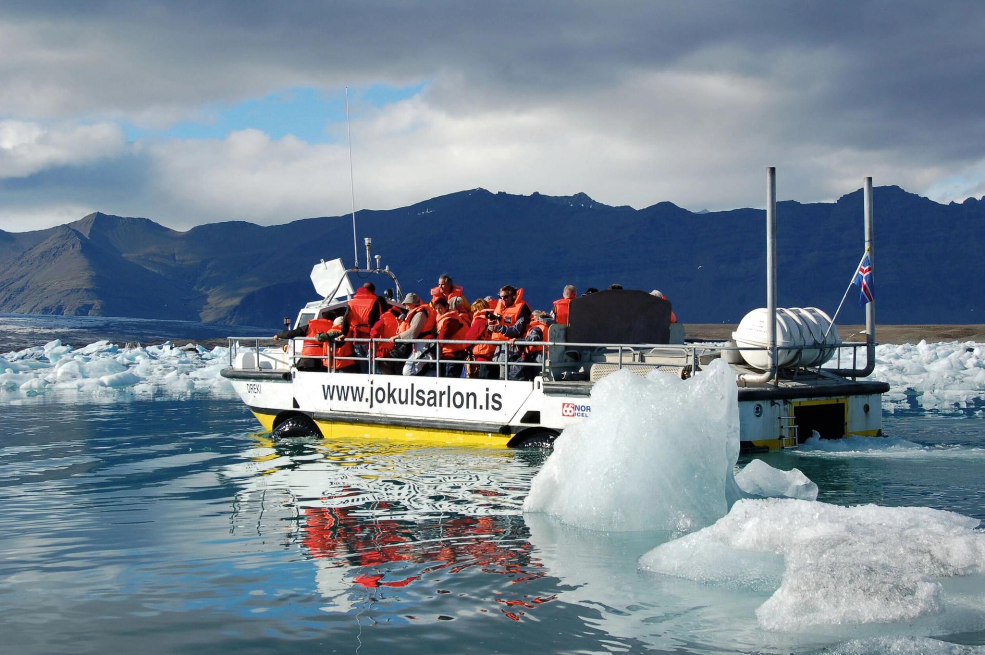 Jökulsárlón Glacial Lagoon & Boat Tour