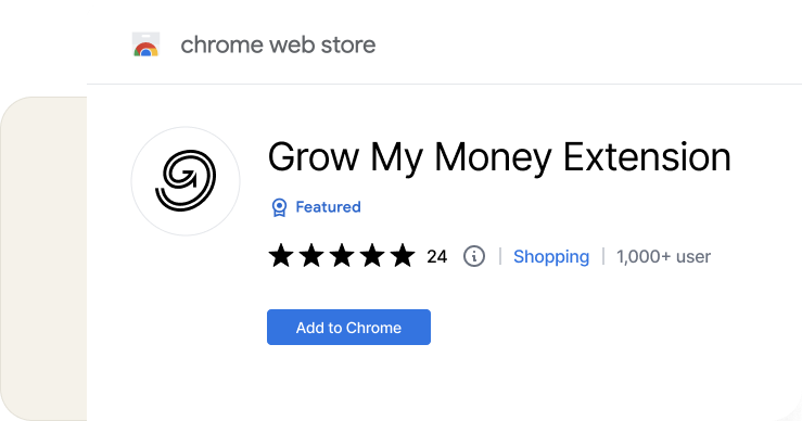 Browser extension | Grow My Money