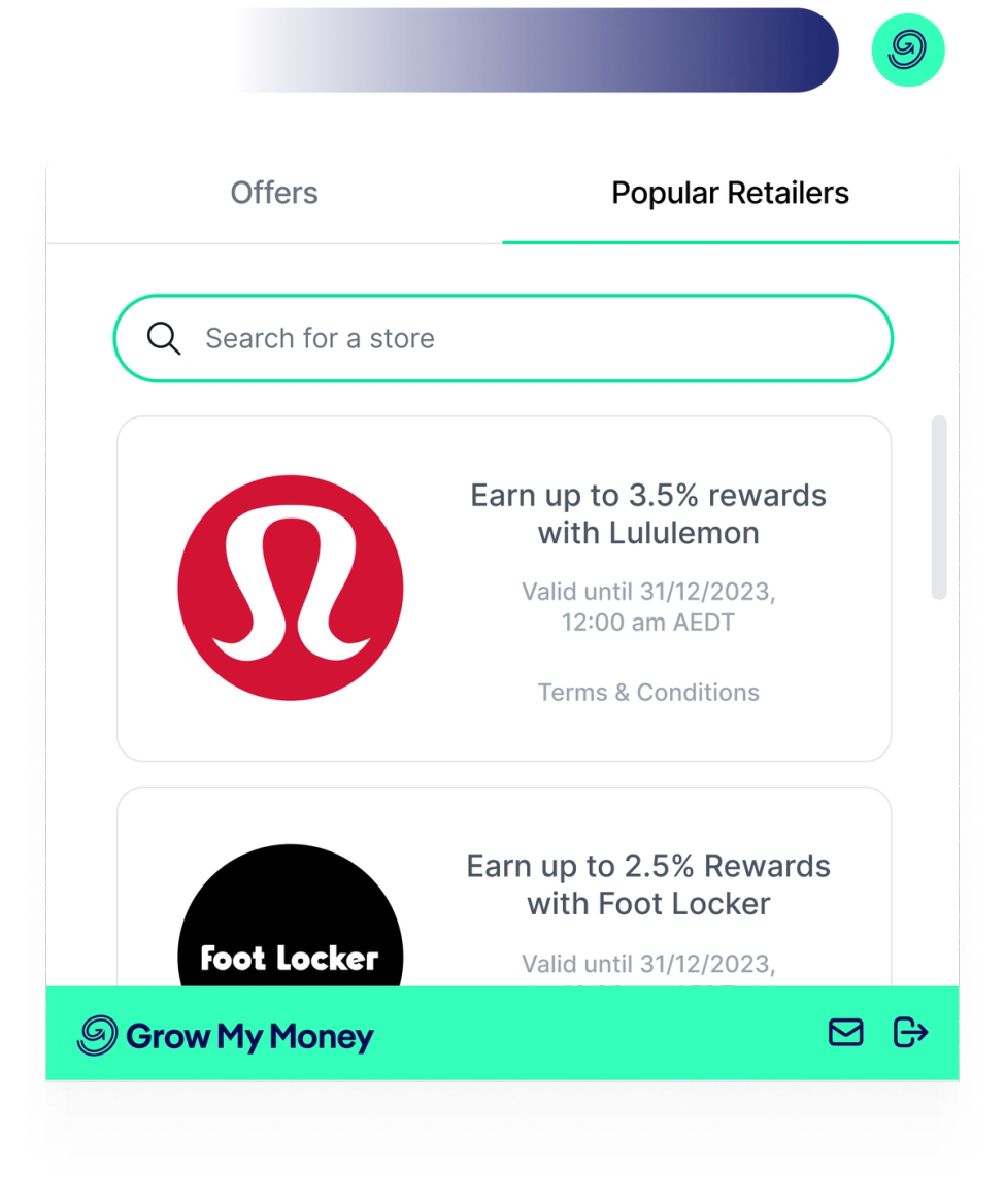 Browser extension | Grow My Money