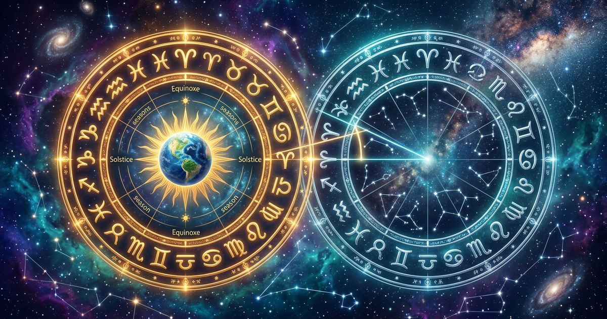 Sidereal vs Tropical Zodiac - Your Real Sign - MyNitya