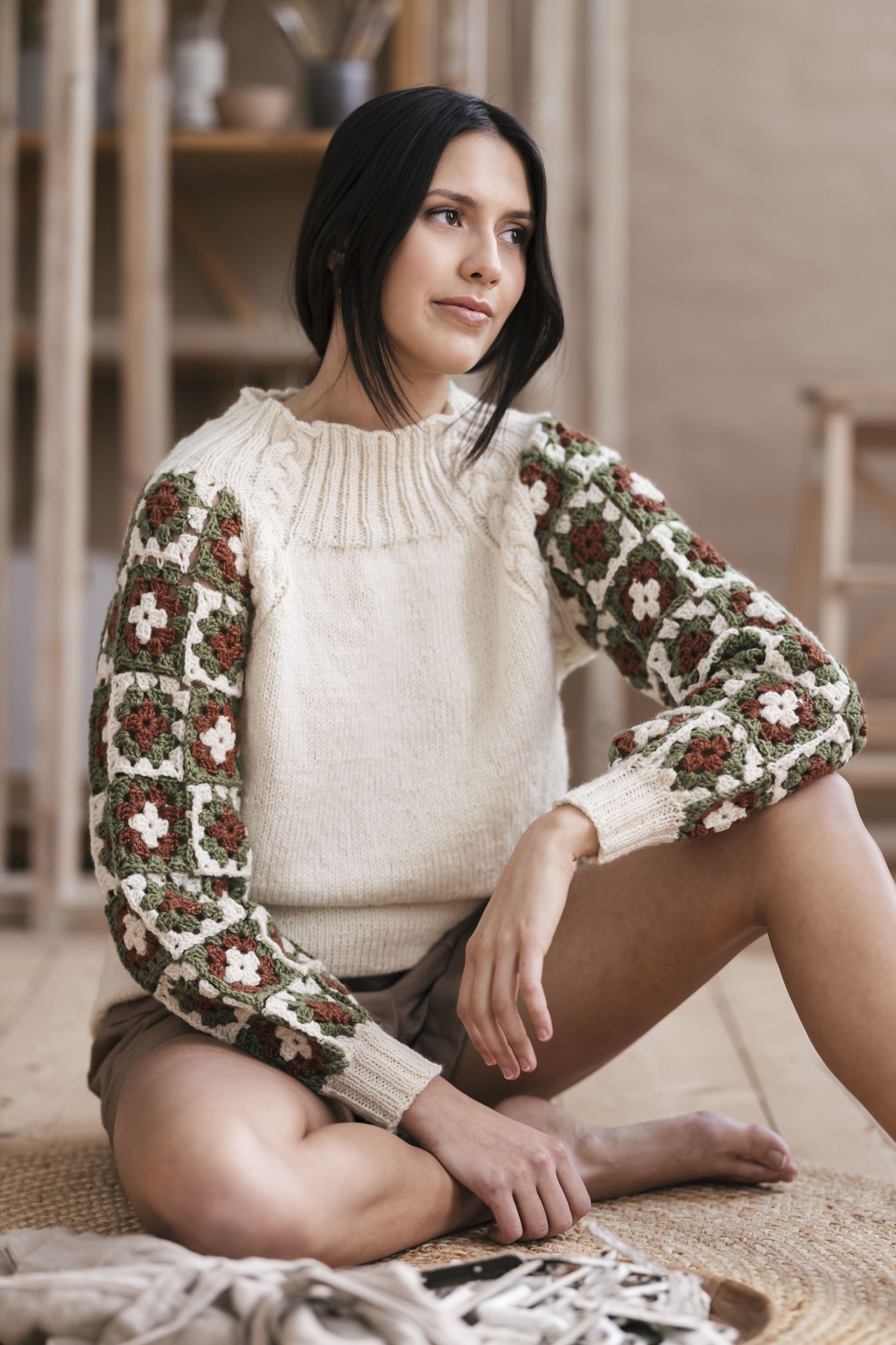 Novita 7 Veljestä Nature: Greta-Pullover