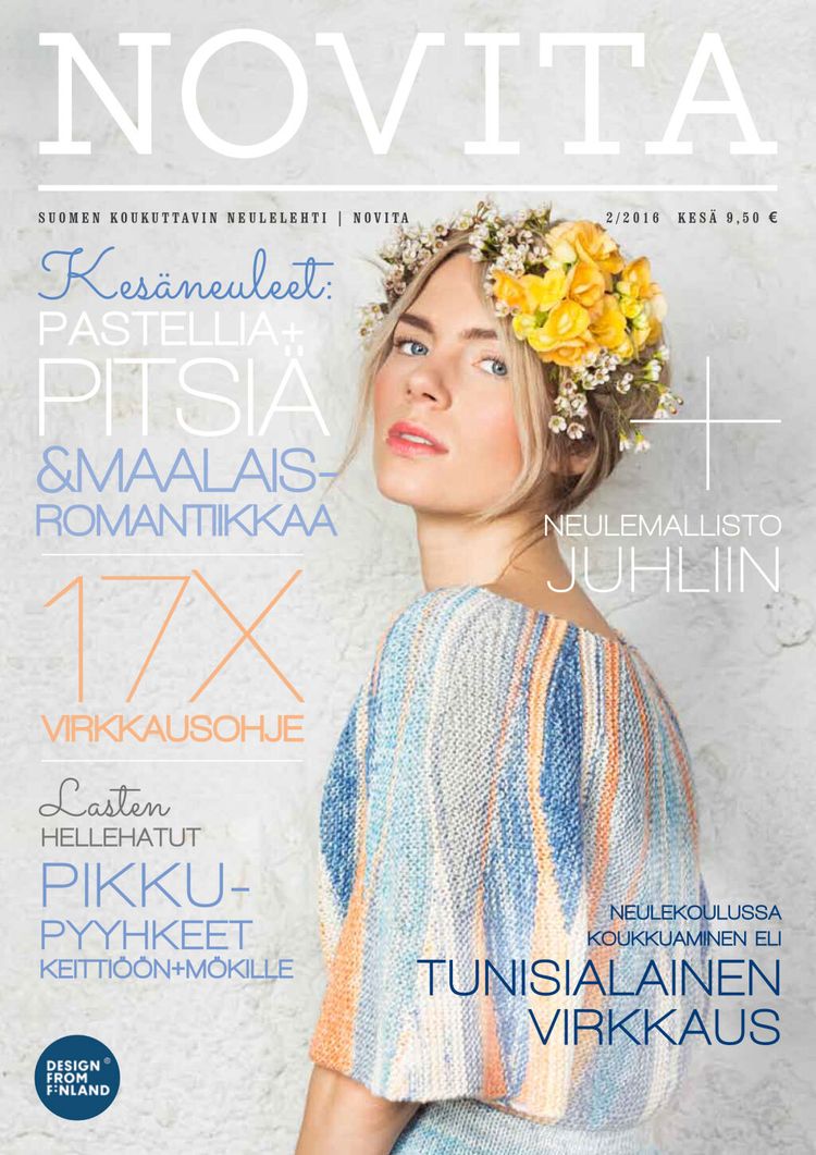 Virkad damtröja Novita Miami och Kaisla
