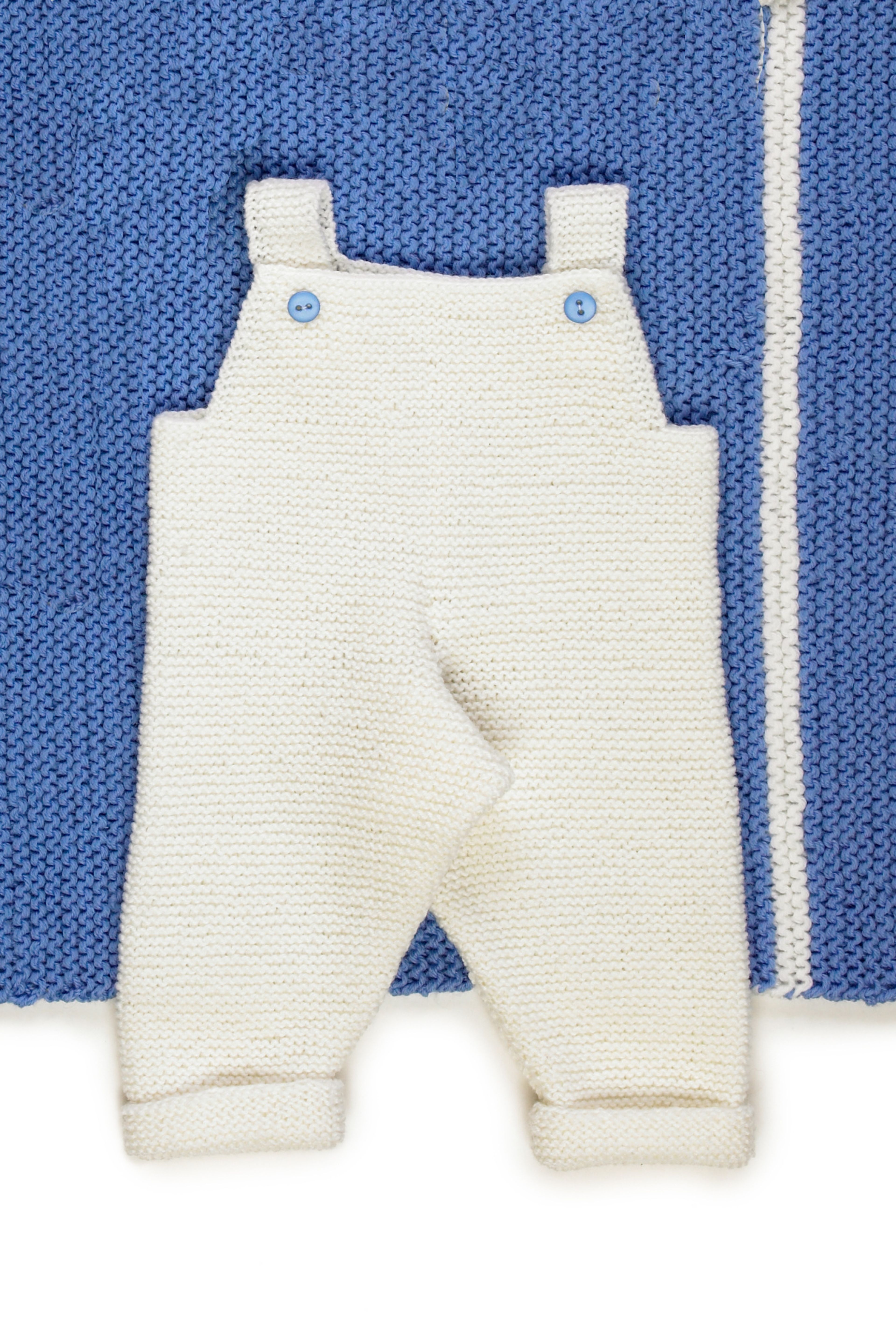 Vauvan neulotut housut Novita Wool (arkistomalli)