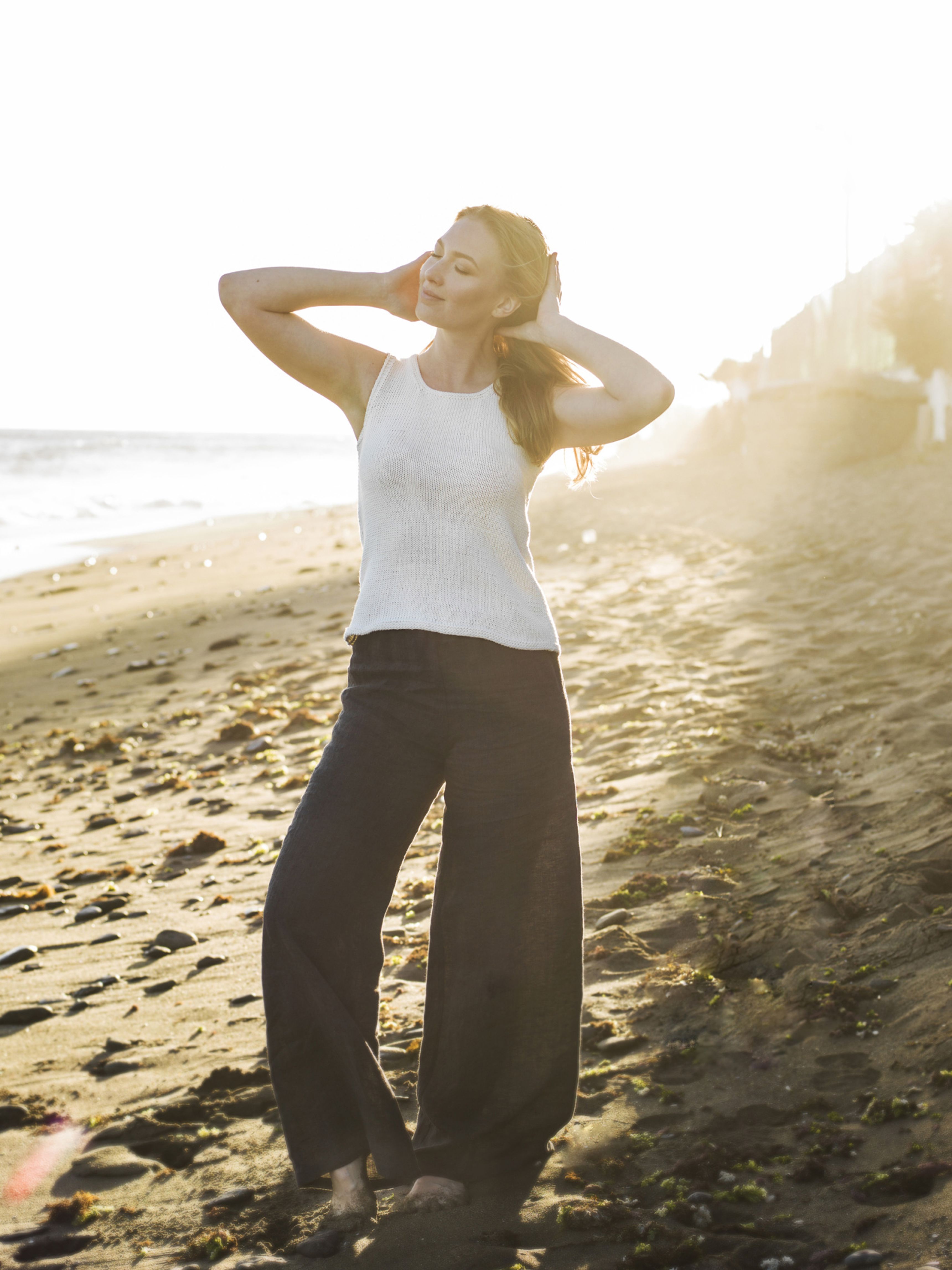 Women's Knitted Top Novita Cotton Soft