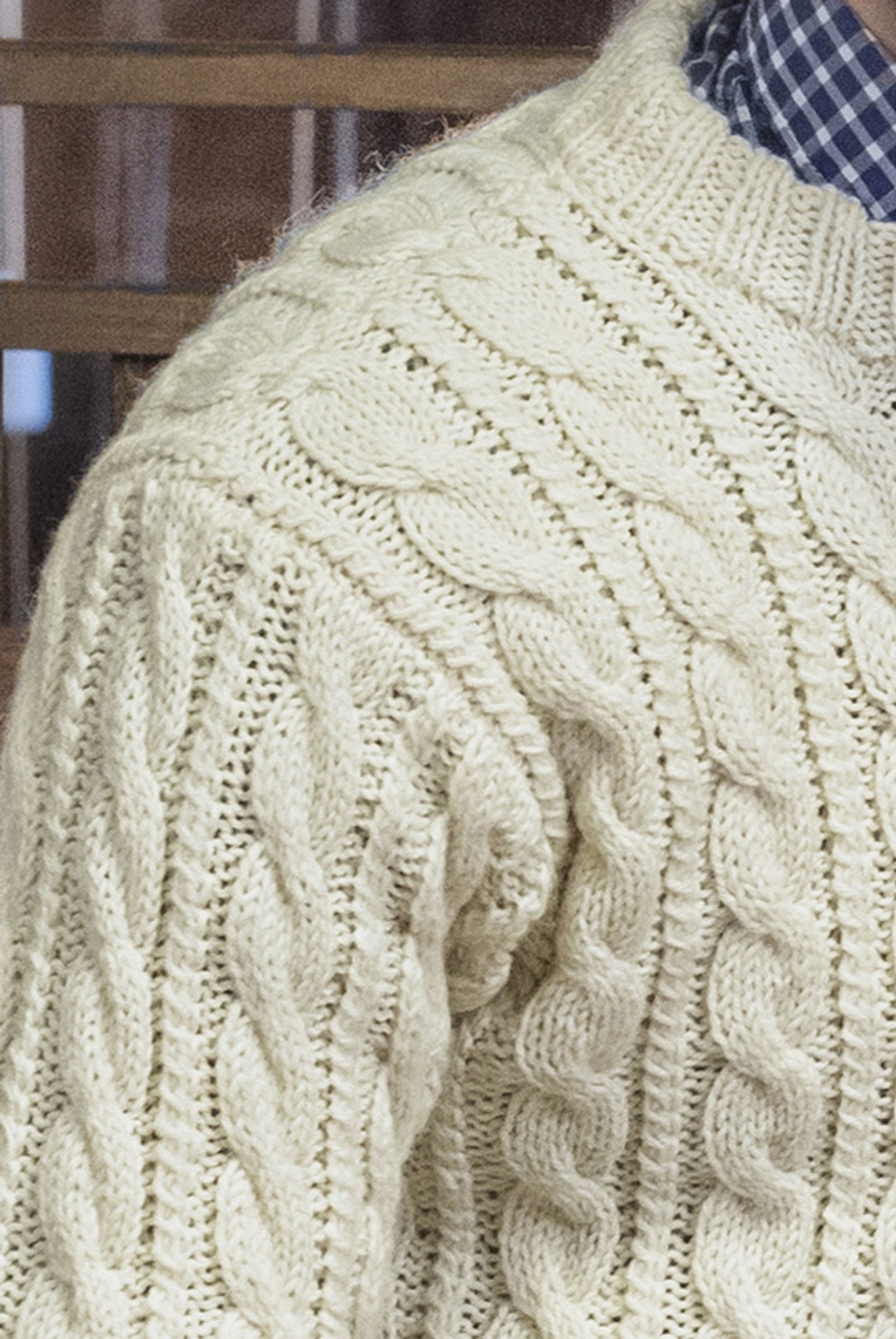 Mens Cable Pullover Novita 7 Veljestä (7 Brothers)