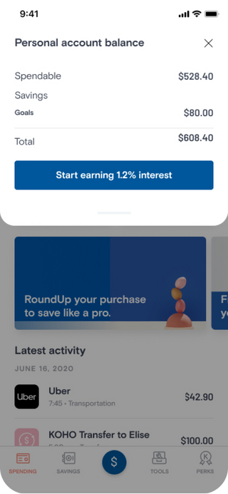 Earn 1.2% Interest on Your Entire Account | High Interest Savings | KOHO