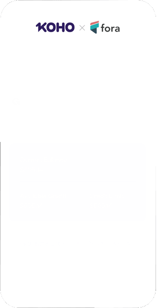 KOHO Line of Credit | Borrow up to $15,000