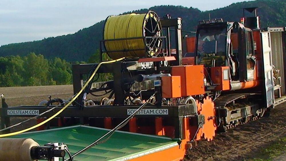 Soil Steam replaces pesticides with steam and increases harvests