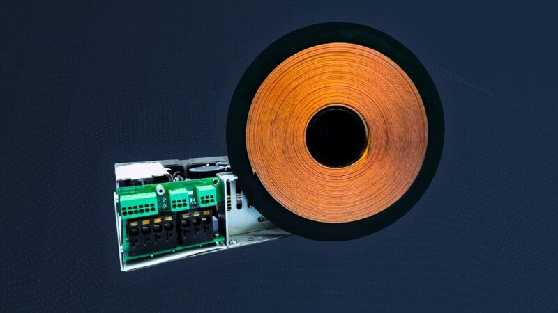 Unplugged inductive modules transfer wireless power and data anywhere ...