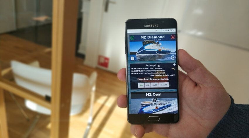 Metizoft IHM documentation and management for ships