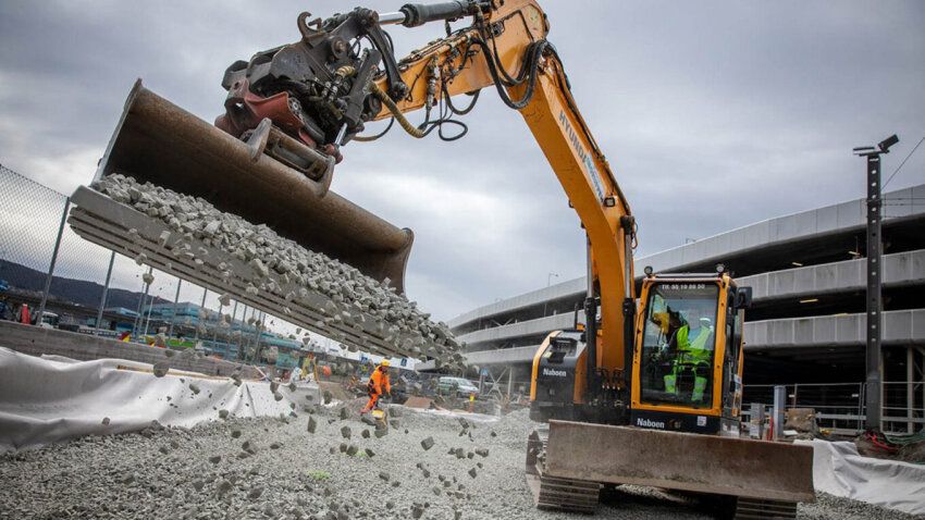 Glasopor construction aggregate is made from recycled glass containers ...