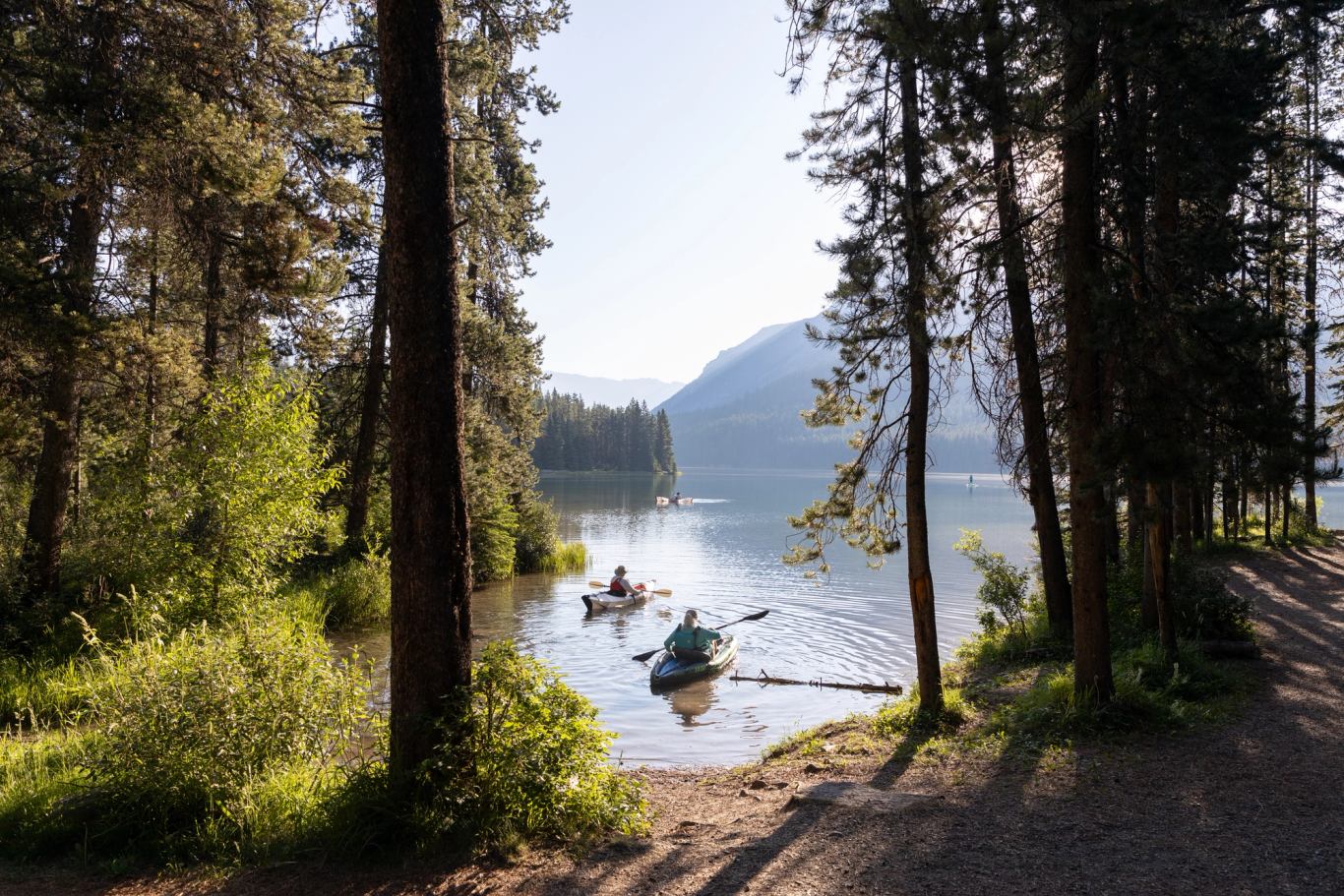 Two Jack Lakeside Campground | Alberta Canada