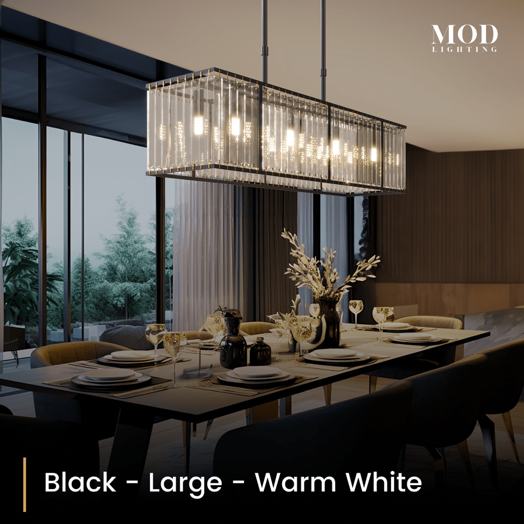 Modern Black Ash & Metallic Gold, LED Luxury Chandelier | Gabriella ...