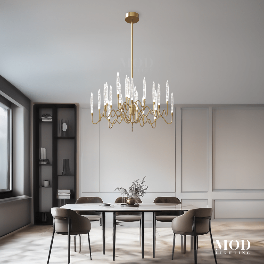 Post Modern Gold, LED Luxury Chandelier | Kanderella | MOD Lighting ...