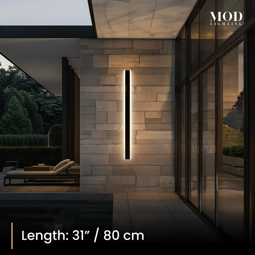 Haylen: Modern Black Metal, Waterproof LED Wall Light | MOD LIGHTING ...