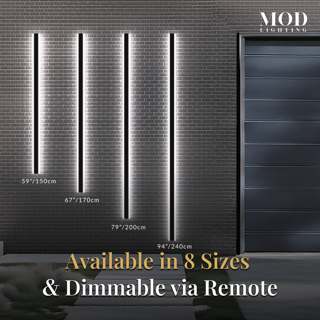 Haylen: Modern Black Metal, Waterproof LED Wall Light | MOD LIGHTING ...