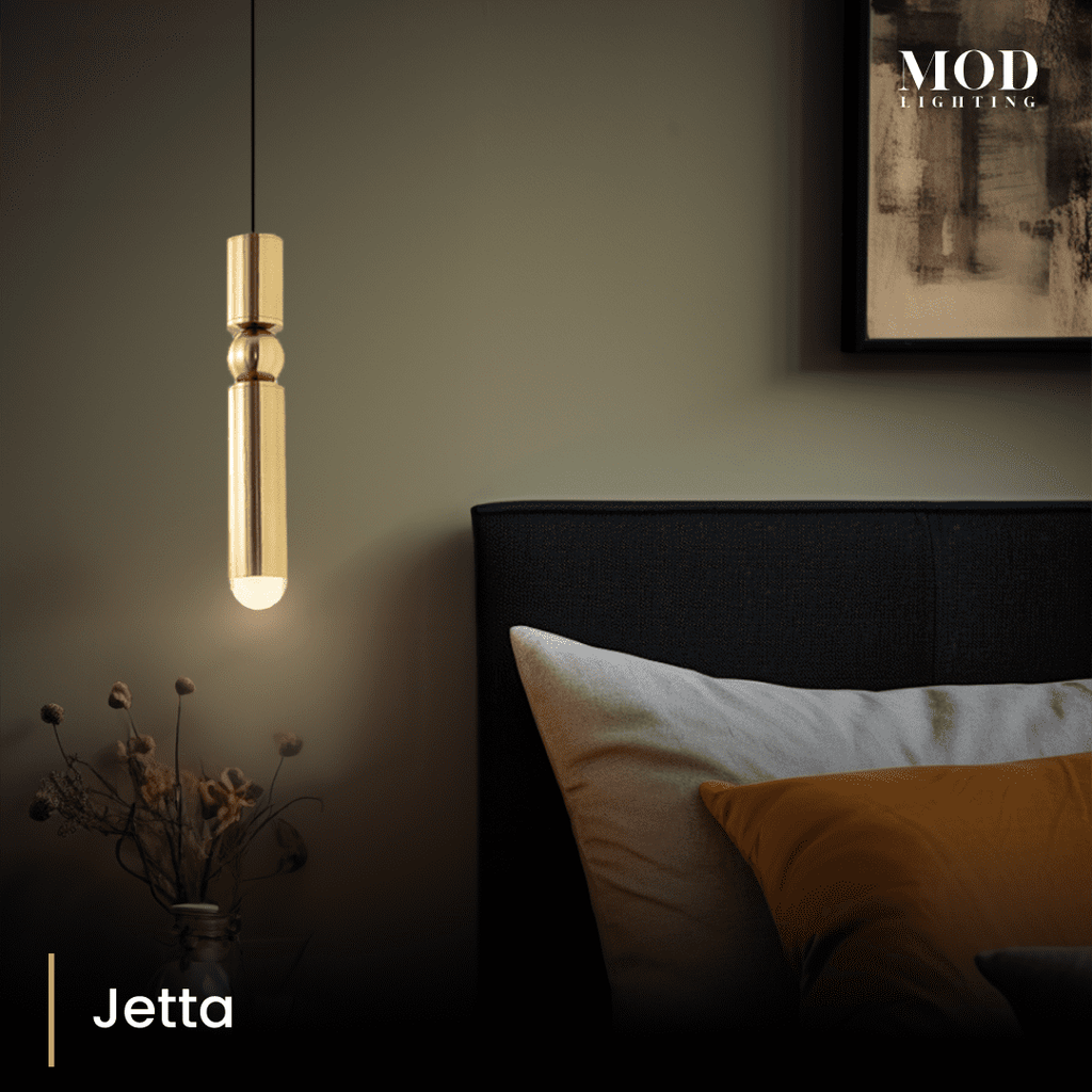 Modern Gold & Crystal , LED Pendant Light | Jetta | MOD Lighting - MOD ...