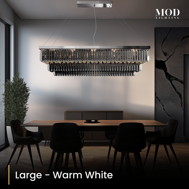 Modern Black Crystal, LED Luxury Chandelier | Umbra | MOD Lighting ...