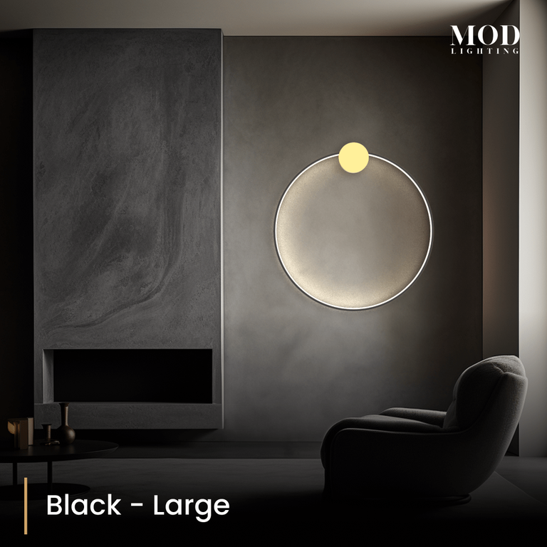 Halo | Modern Black and Gold Halo Light | MOD LIGHTING - MOD Lighting