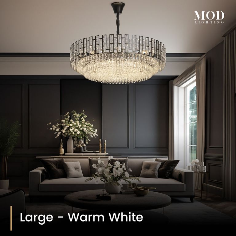 Raven: Luxury, Modern Black Crystal Chandelier | MOD LIGHTING - MOD ...