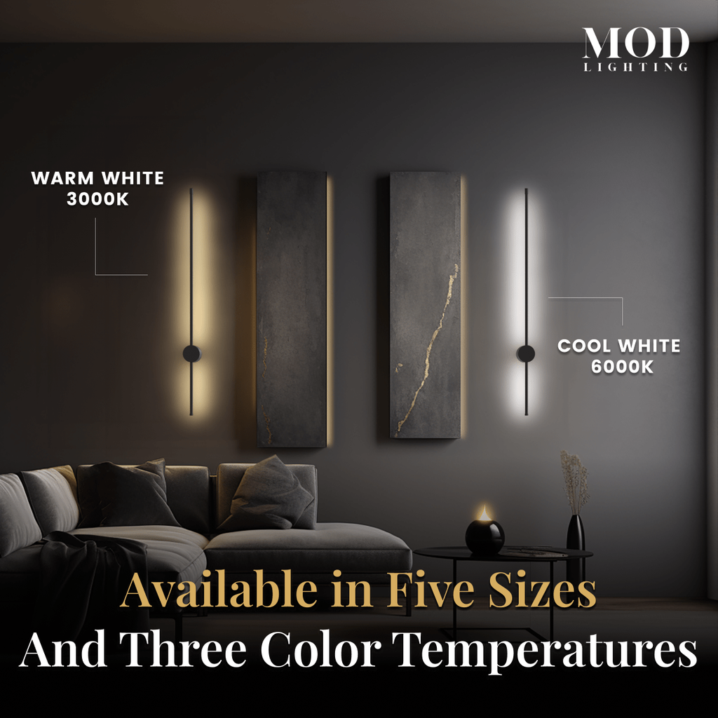 Minimalistic Black Aluminium, LED Wall Light | Cadel | MOD Lighting ...