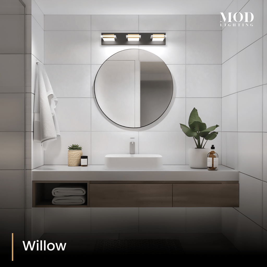 Willow 3-Light Bathroom Fixture | MOD LIGHTING - MOD LIGHTING