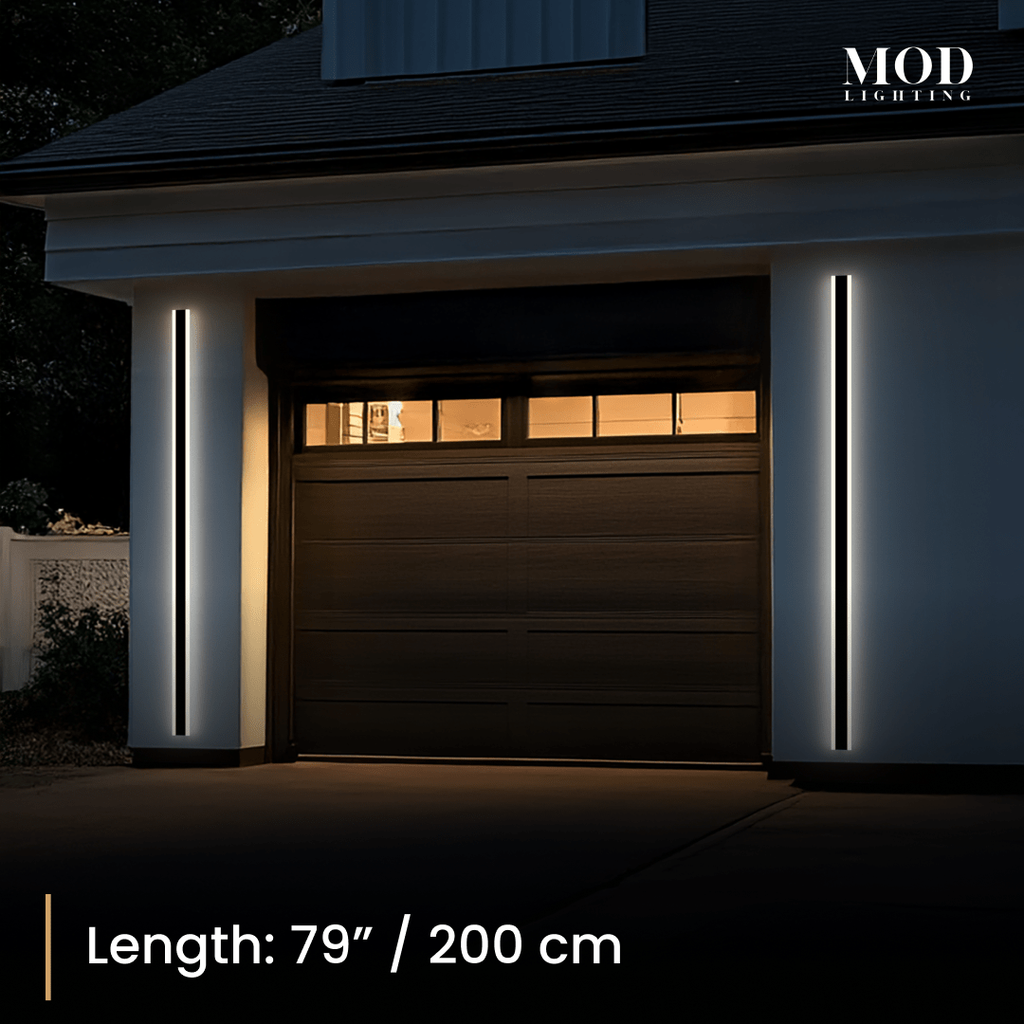 Haylen: Modern Black Metal, Waterproof LED Wall Light | MOD LIGHTING ...
