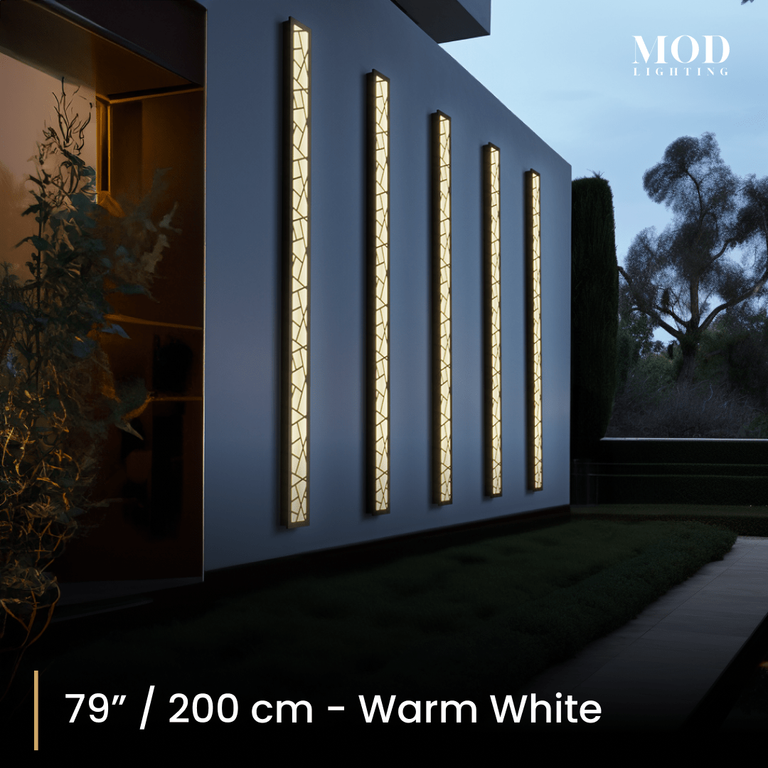 Contemporary Black Aluminum, LED Waterproof Wall Light | Harper | MOD ...
