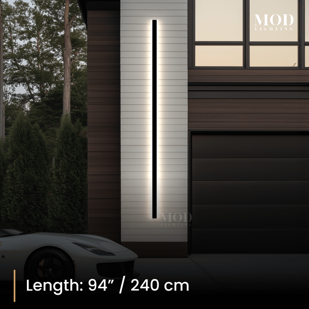 Haylen: Modern Black Metal, Waterproof LED Wall Light | MOD LIGHTING ...