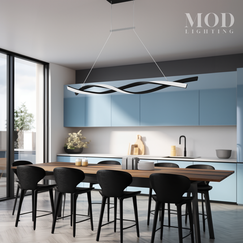 How to Hang a Chandelier at the Perfect Height Over a Dining Table ...