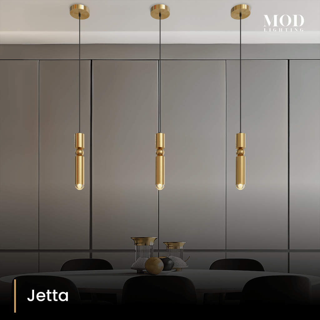 Modern Gold & Crystal , LED Pendant Light | Jetta | MOD Lighting - MOD ...