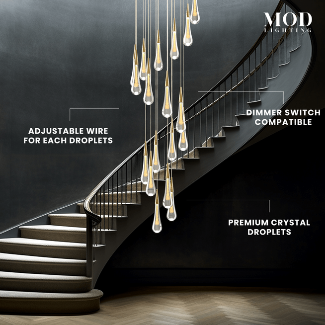 Indra Drop Chandelier | MOD LIGHTING - MOD Lighting