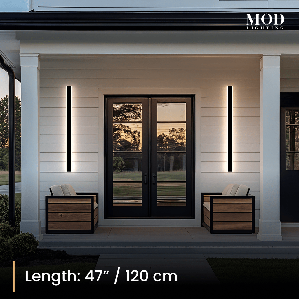 Haylen: Modern Black Metal, Waterproof LED Wall Light | MOD LIGHTING ...