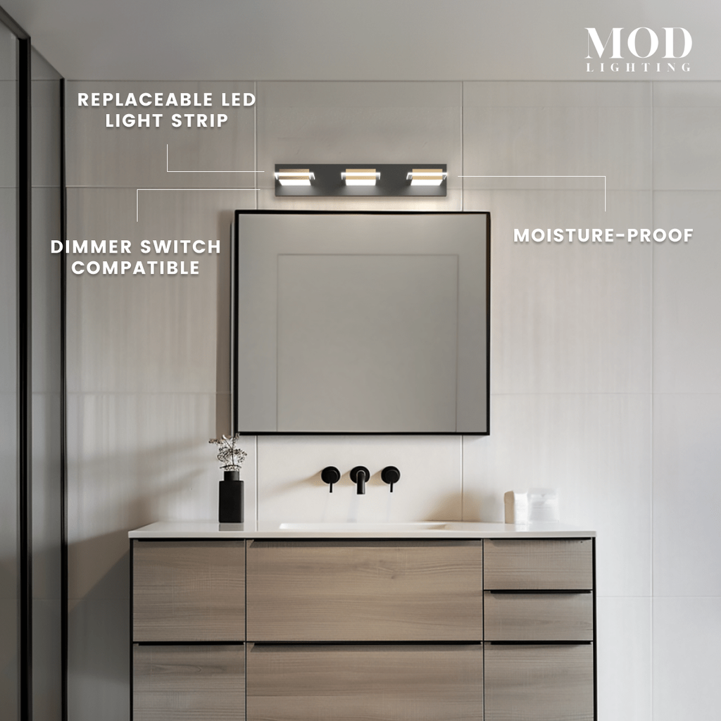 Willow 3-Light Bathroom Fixture | MOD LIGHTING - MOD LIGHTING