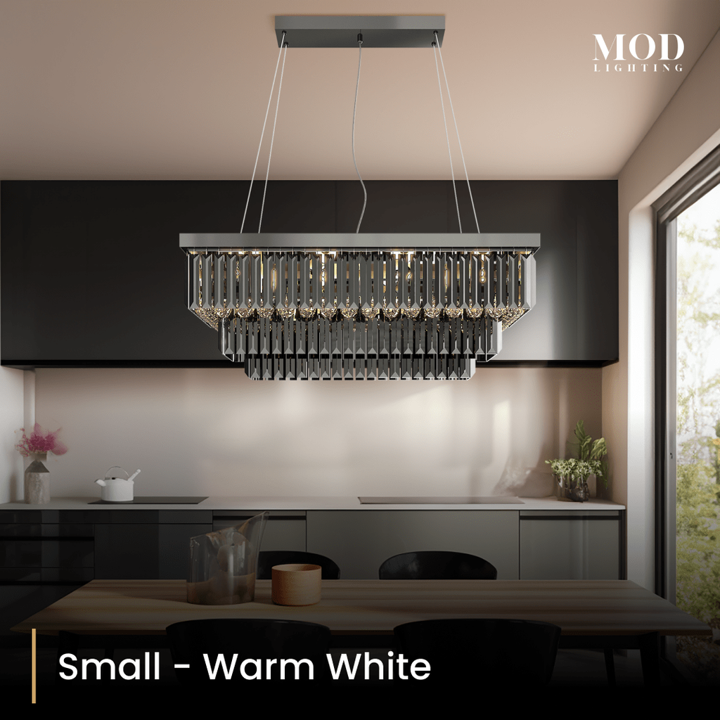 Modern Black Crystal, LED Luxury Chandelier | Umbra | MOD Lighting ...
