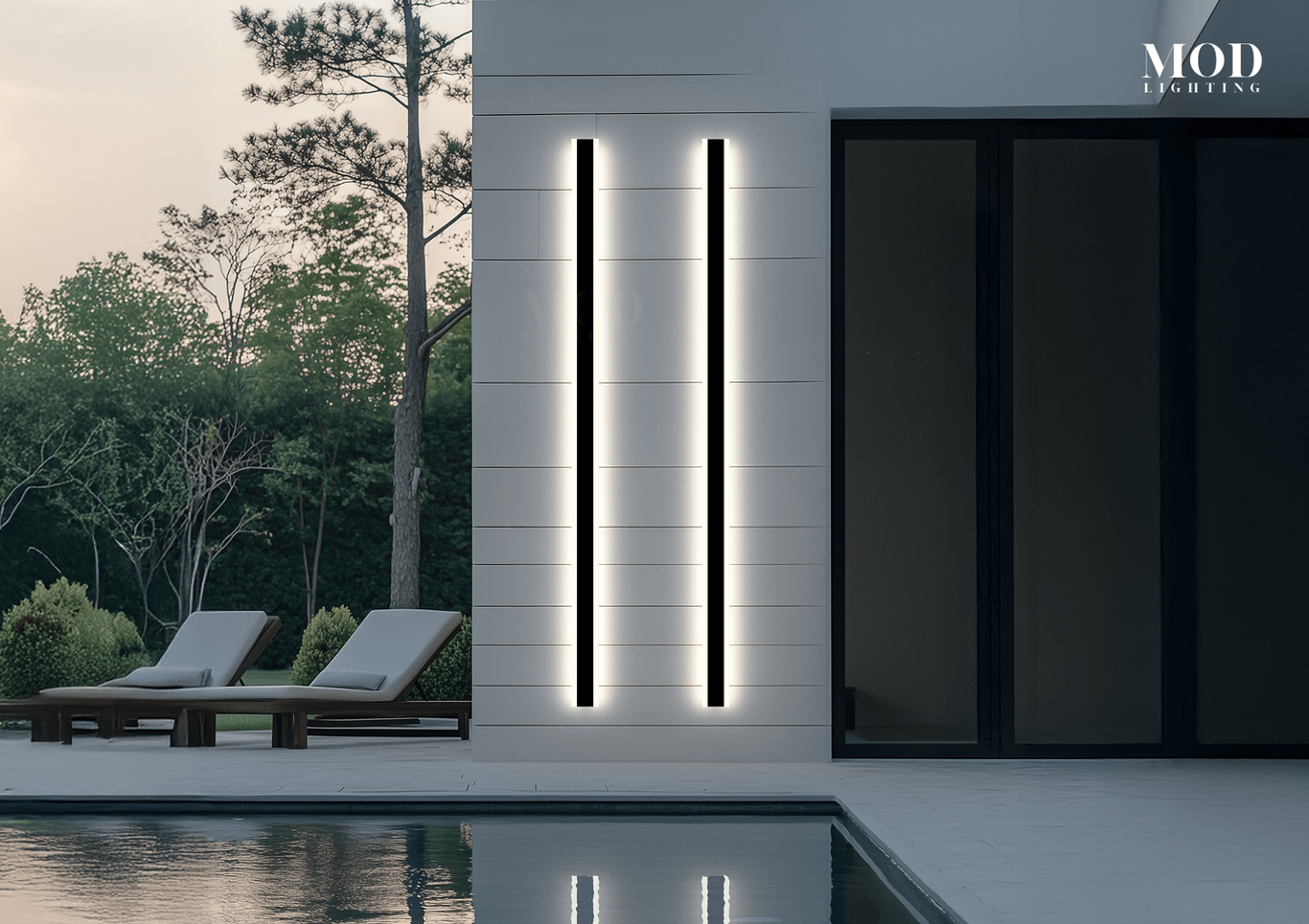 Haylen: Modern Black Metal, Waterproof LED Wall Light | MOD LIGHTING ...