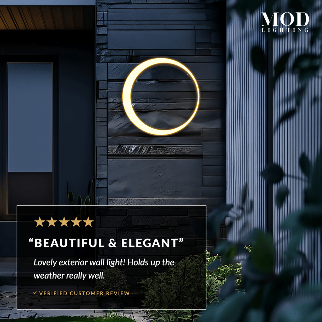 Modern Black Aluminium, LED Outdoor Light | Gleam | MOD Lighting - MOD ...