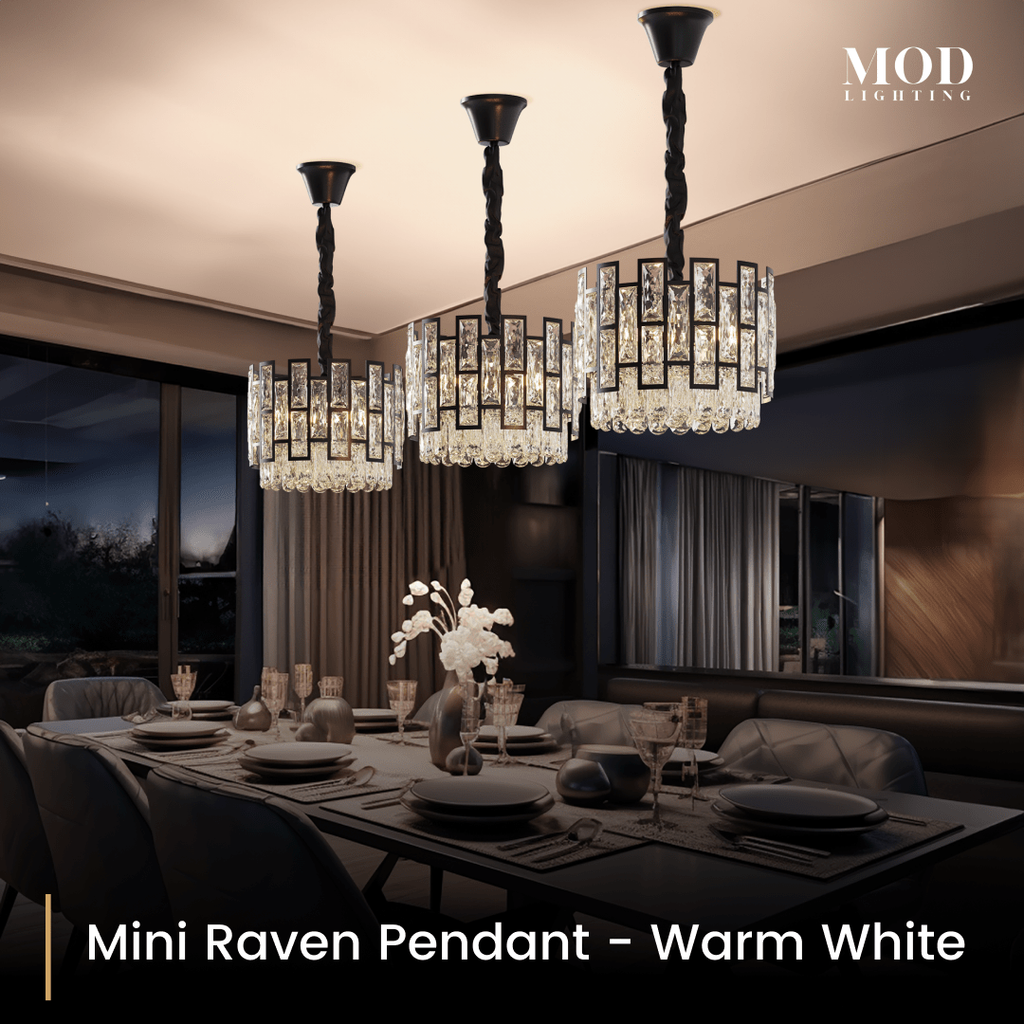 Modern Black Crystal, LED Mini Luxury Pendant Lamp | Mini | MOD ...