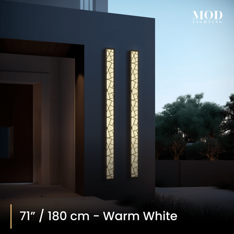 Contemporary Black Aluminum, LED Waterproof Wall Light | Harper | MOD ...