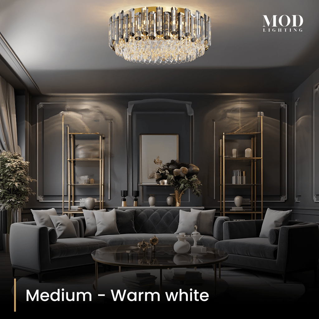 Modern Smoky Crystal, LED Luxury Chandelier | Arina | MOD Lighting ...