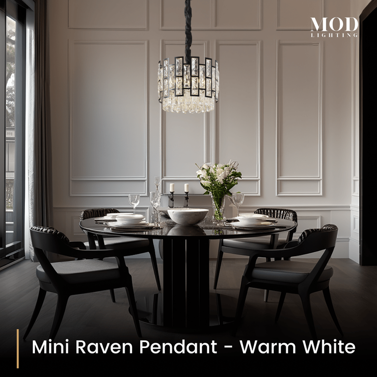 Modern Black Crystal, LED Mini Luxury Pendant Lamp | Mini | MOD ...