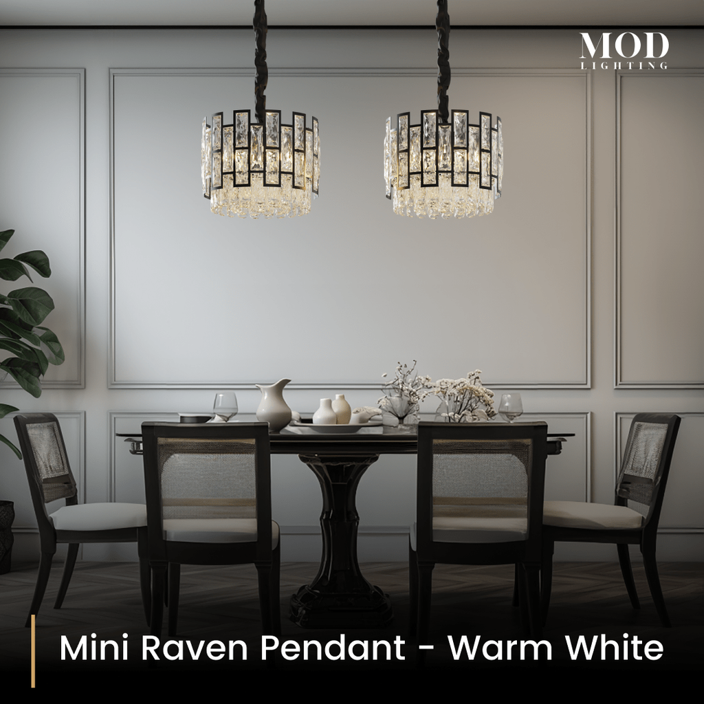 Modern Black Crystal, LED Mini Luxury Pendant Lamp | Mini | MOD ...