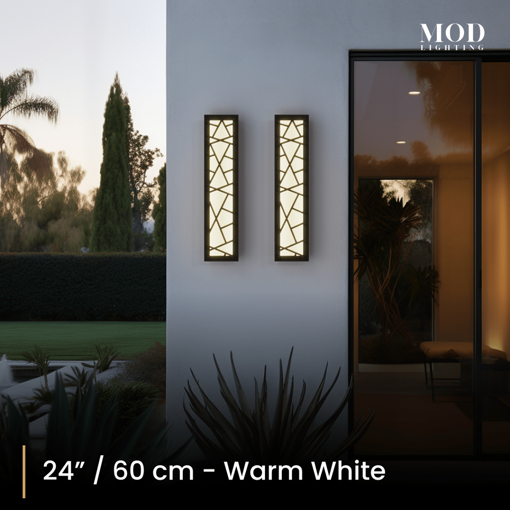 Contemporary Black Aluminum, LED Waterproof Wall Light | Harper | MOD ...