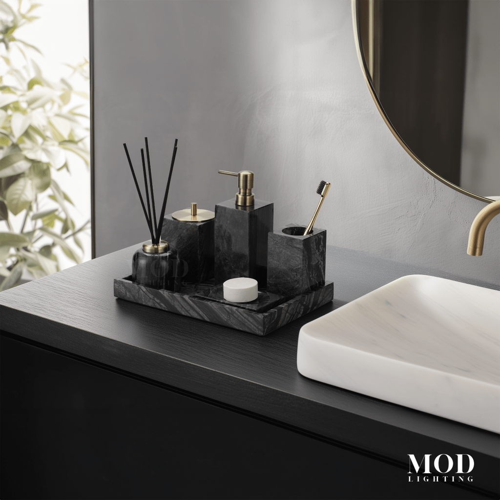 Timber Vein Marble Bath Set | MOD Lighting - MOD LIGHTING