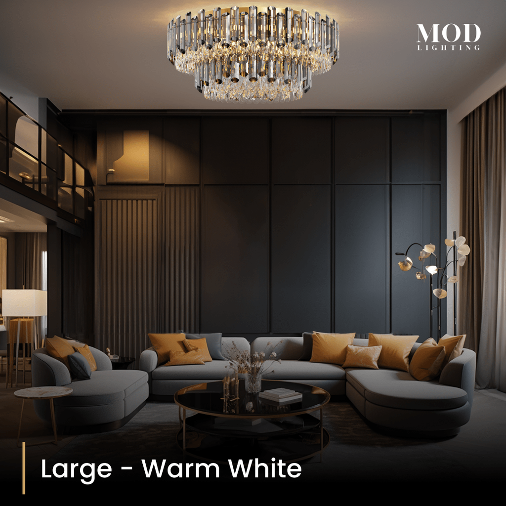 Modern Smoky Crystal, LED Luxury Chandelier | Arina | MOD Lighting ...