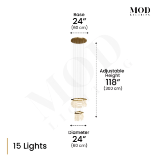 Beautiful Chandelier, Luxury & Post-Modern | Helia | MOD Lighting - MOD ...