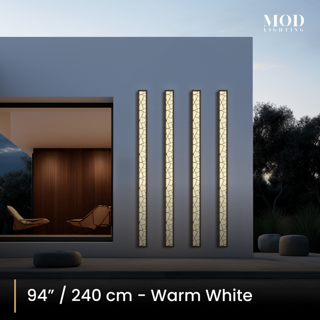 Contemporary Black Aluminum, LED Waterproof Wall Light | Harper | MOD ...