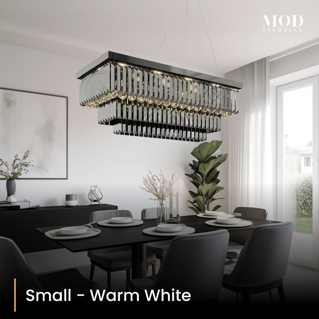 Modern Black Crystal, LED Luxury Chandelier | Umbra | MOD Lighting - MOD Lighting
