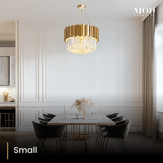 Athena Luxury Gold Crystal Chandelier | MOD LIGHTING - MOD Lighting