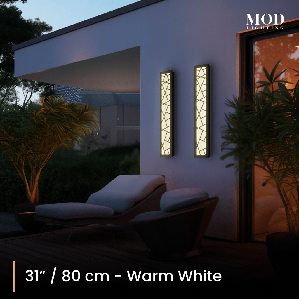 Contemporary Black Aluminum, LED Waterproof Wall Light | Harper | MOD ...